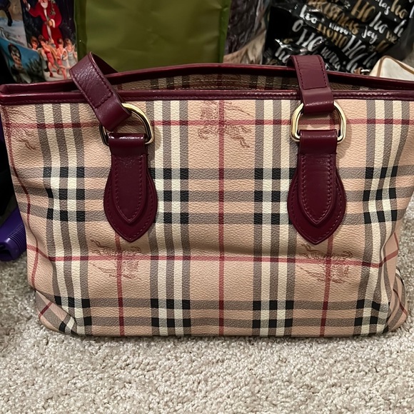 Burberry | Bags | Burberry Purse With Zipper And Inside Zipper And ...